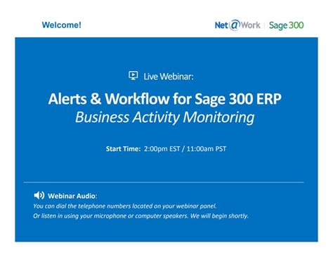 Alerts And Workflow For Sage 300 Erp Pdf