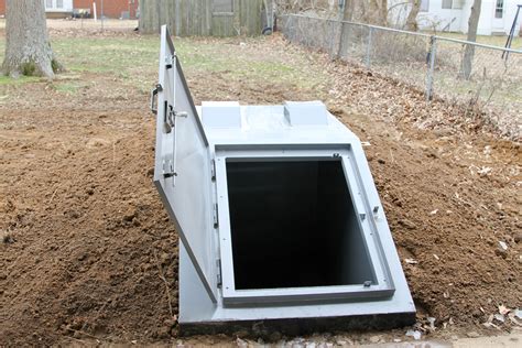 Storm Cellar Installation In Yard