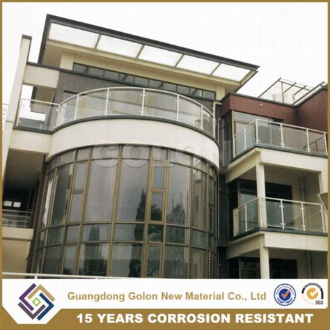 China New Aluminium Handrail Glass Balustrade Balcony Railing Designs