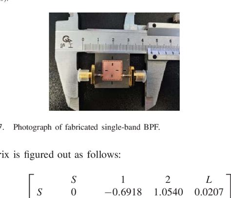 Figure 7 From Design Of 3 D Integrated Siw Multiband Bandpass Filter With Split Type Extended