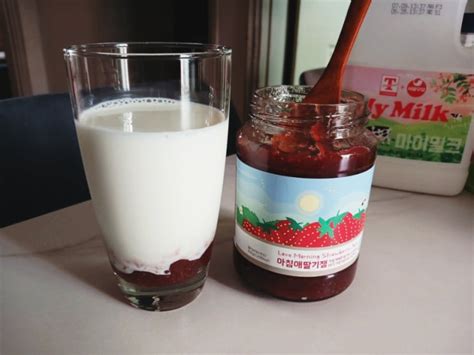 딸기라떼만들기 논산아침애딸기농장 딸기잼 네이버 블로그