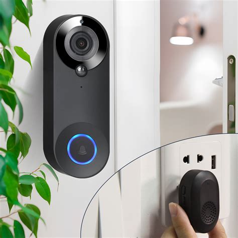 Tuya Smart Video Doorbell Waterproof Night Vision Home Security 1080p Fhd Two Way Audio Digital