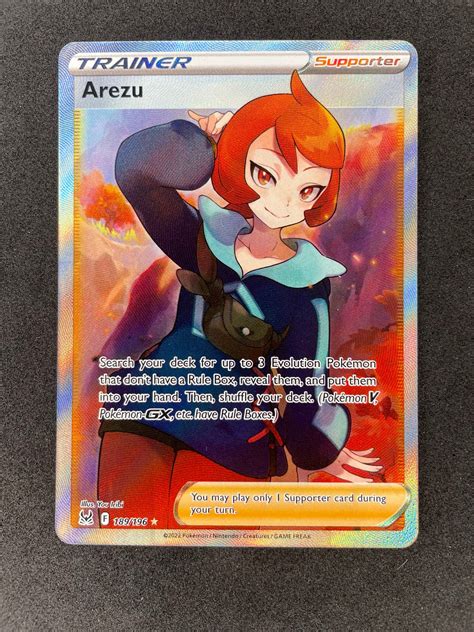 2022 Pokemon Lost Origin Arezu 189196 Trainer Full Art Mint Collectables