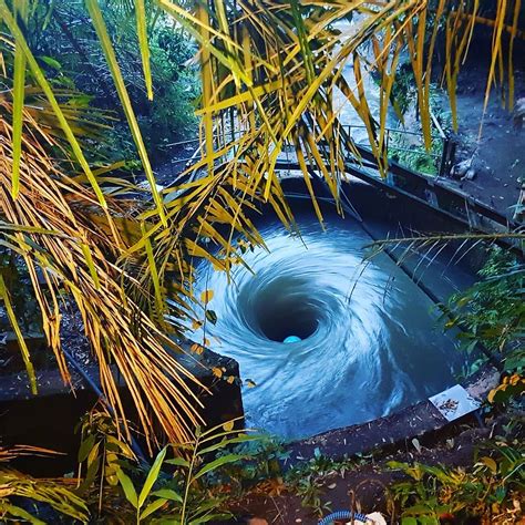 Turbulent Micro Hydro Plant In Green School Bali