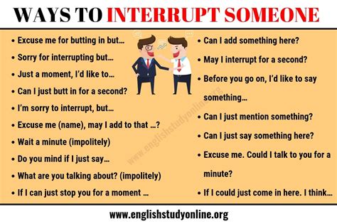 Interrupting Conversation 15 Useful Expressions For Interrupting