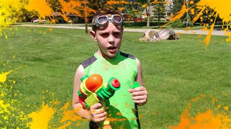 Test And Review Nintendo Splatoon 2 Inkling Splattershot Blaster Ink Goo Gun Youtube