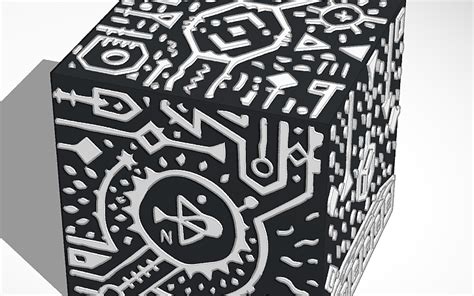 3d Design Digital Merge Cube Tinkercad