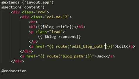 Errorexception Eerror Undefined Variable Id View Cxampphtdocsmyblogmeroblogresources