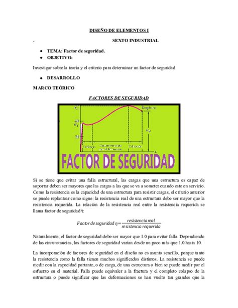Doc Factor De Seguridad