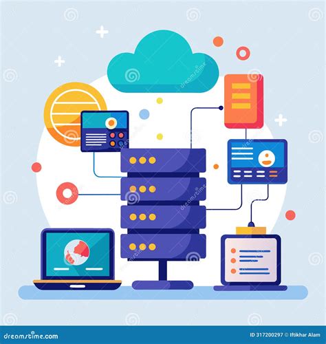 a stack of computers and laptops below a cloud web hosting online