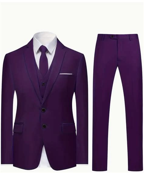 Royal Purple 3 Piece Mens Suit Urban Threads