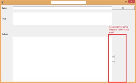 Python Scrollbar To Scroll Text Widget Using Grid Layout In Tkinter