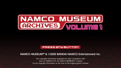 Namco Museum Archives Volume 1 And 2 Ps4 Reviewed The Technovore