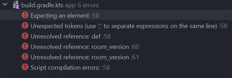 erro na build do gradle Android com Kotlin persistência de dados com o Room Solucionado
