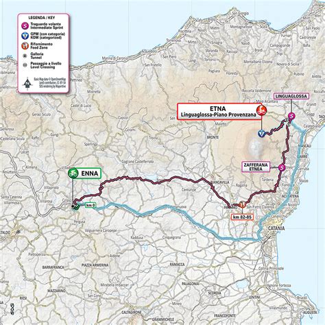 Etapa 3 Del Giro Ditalia 2020 Enna Etna Linguaglossa Piano
