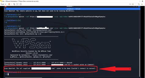 WPScan Aborted Not Running WordPress Site Is Down Issue 1763