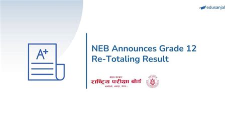 Grade 12 Re Totaling Results 2080 Neb Edusanjal