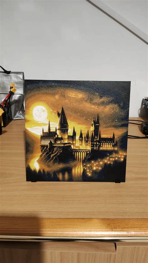 Hogwarts By Night Harry Potter Hueforge By Enricore Makerworld