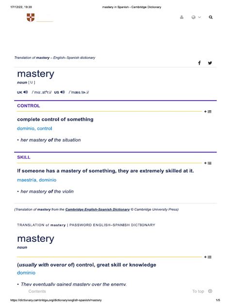 mastery pdf
