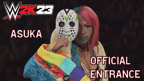 Wwe 2k23 Asuka Full Official Entrance Youtube