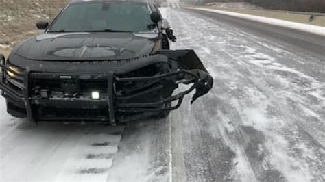 Oklahoma Trooper Sideswiped By Semi On Turner Turnpike