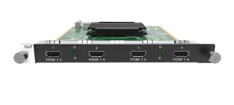 H Output Card 4 X HDMI 1 3 Intaled
