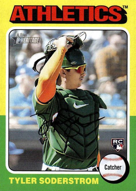2024 Topps Heritage 471 Tyler Soderstrom Trading Card Database