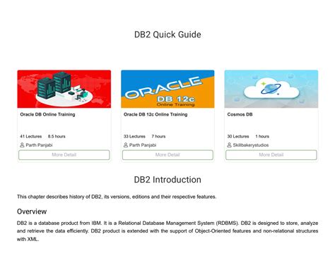 Solution Db Quick Guide Studypool
