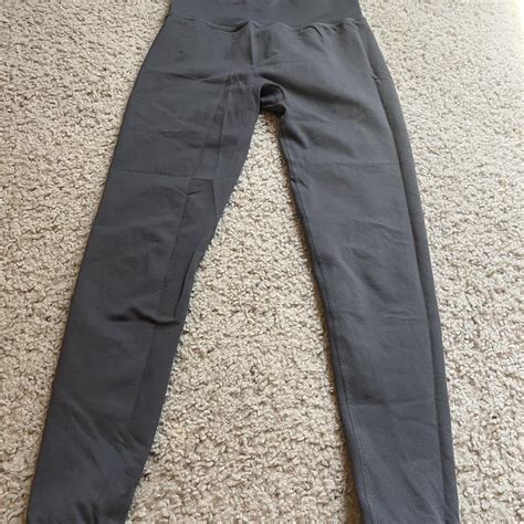 Grey Amazon Leggings Leggings Depop