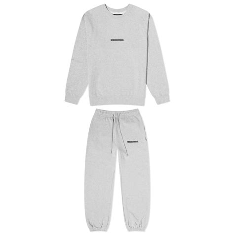 Neighborhood Home Crew Sweater Jogger Set Grey End Kr