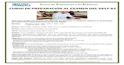 Preparación Al Examen Del Delf B1 Con Fotos · Regularmenteen