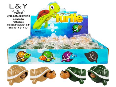 S162733 Turtle Shell Squishy 24 Pcs
