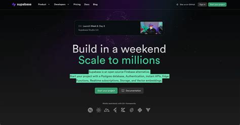 Supabase Stackradar