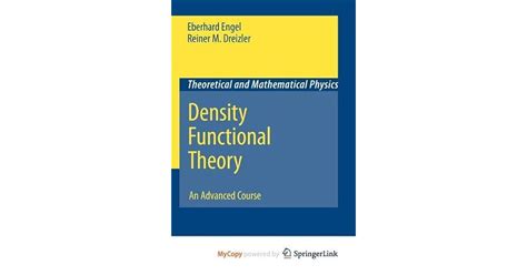 Density Functional Theory An Advanced Course By Eberhard Engel