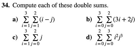 Solved Compute Each Of These Double