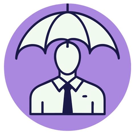 Premium Vector Insurance Agent Icon