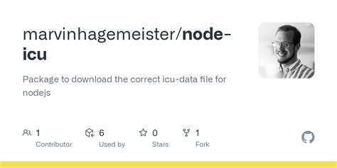 Github Marvinhagemeisternode Icu Package To Download The Correct