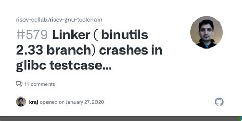 Linker Binutils Branch Crashes In Glibc Testcase Ifuncdep O Issue Riscv Collab