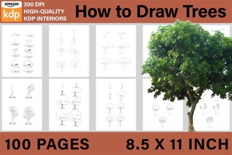 How To Draw Trees Graphic By Breakingdots · Creative Fabrica
