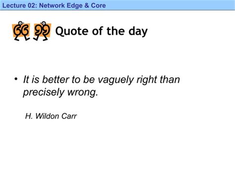 Lecture 02 Computer Networks Network Edge And Coreppt