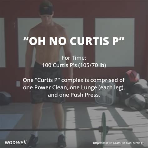 Oh No Curtis P Workout Benchmark WOD WODwell Wod Workout