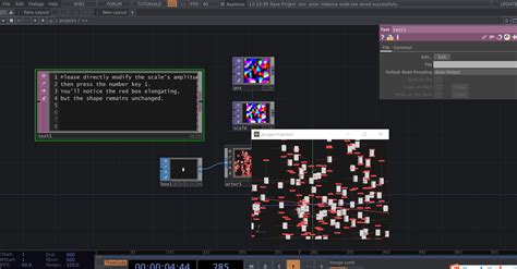 About Actors Unable To Use Instance Scale Deformation General