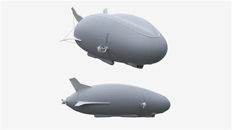 3d Hybrid Air Vehicle Airlander Model Turbosquid 1969900