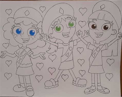 Fireside Girls San Valentine By Iguana2003drawings On Deviantart