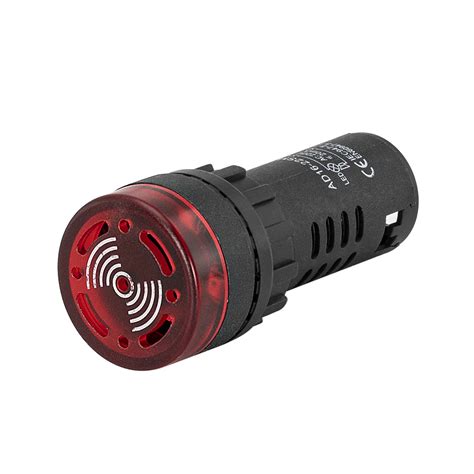 Ad16 22sm Plastic Indicator Light Buzzer Alarm Indicator Lamp Red