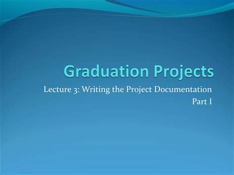 How To Write Your Project Documentation Ppt