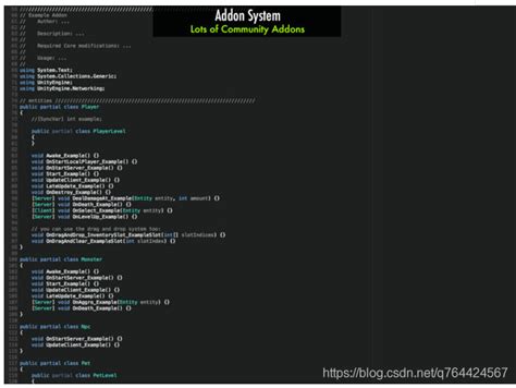 【unity3d插件】ummorpg插件介绍《prg类游戏框架插件》 Csdn博客