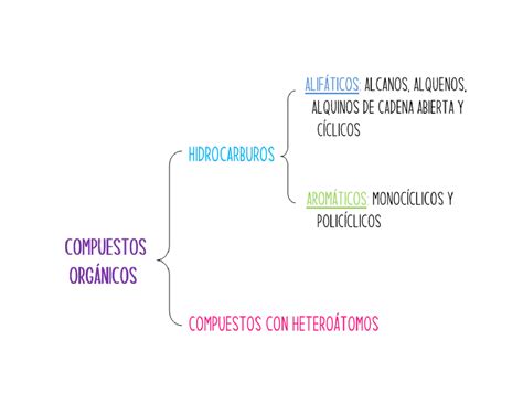 Mapa Conceptual Clasificacion Compuestos Organicos Porn Sex Picture