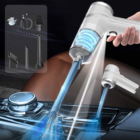 Car Vacum Cleaner 9000pa Handheld Vacum Cleaner With Clear Cup