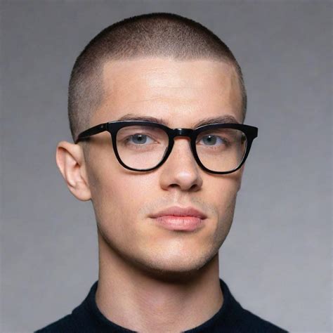 Sleek And Chic Buzz Cut With Style